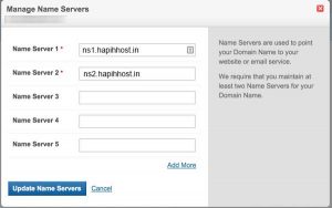 How to change nameserver (DNS) Bigrock to Hapih Host | VPS Hosting | Web Hosting India | Cloud ...