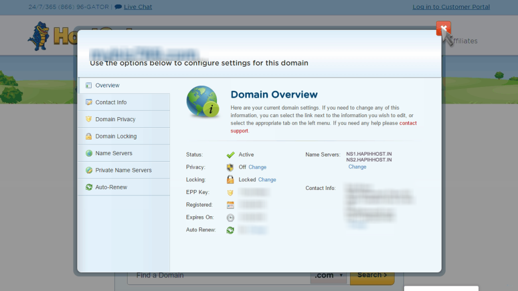 How to change nameserver (DNS) HostGator to Hapih Host | VPS Hosting | Web Hosting India | Cloud ...