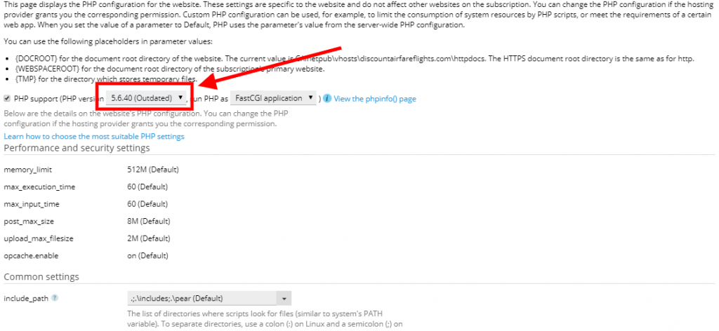 How to Change PHP Version in Plesk Windows Hosting
